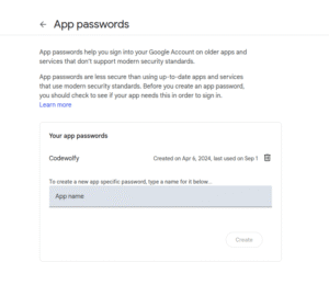 How to Generate an App Password for Gmail